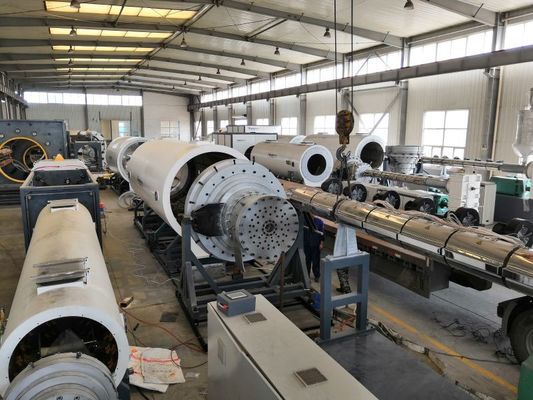 1000m/h HDPE Shell / HDPE Pipe Extrusion Line For Pre Insulated Pipe