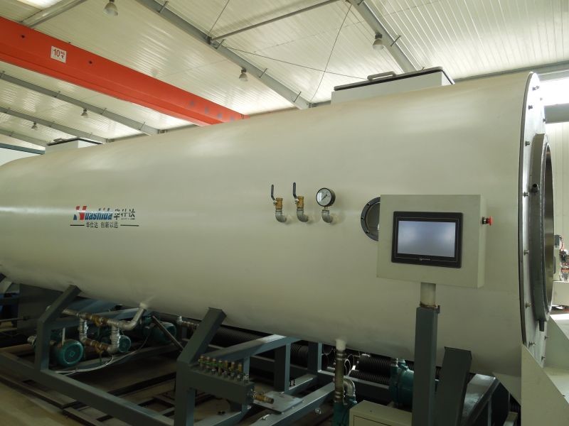 110-600mm PU Foaming Pre Insulated Pipe HDPE Jacket Pipe Production Line