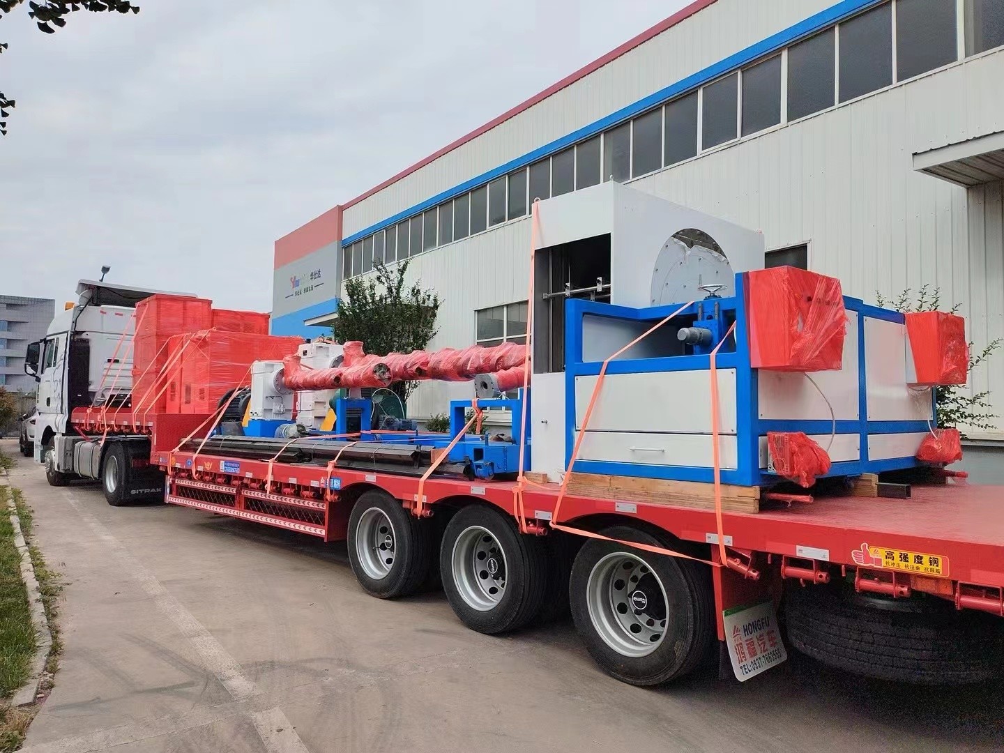 Blasting Coating Beveling Machine Line For 3PE Steel Pipe Three Layer ...