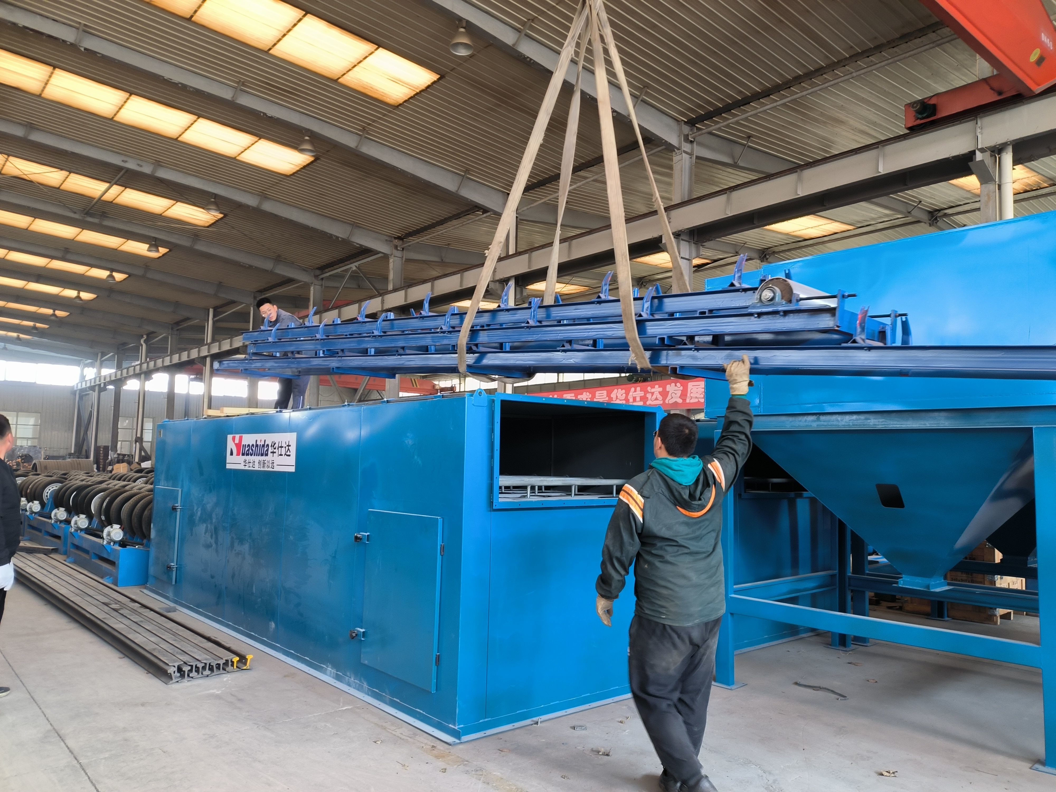 3 Layer PE Steel Pipe Anti Rust Epoxy Powder Spraying Coating Line Low ...