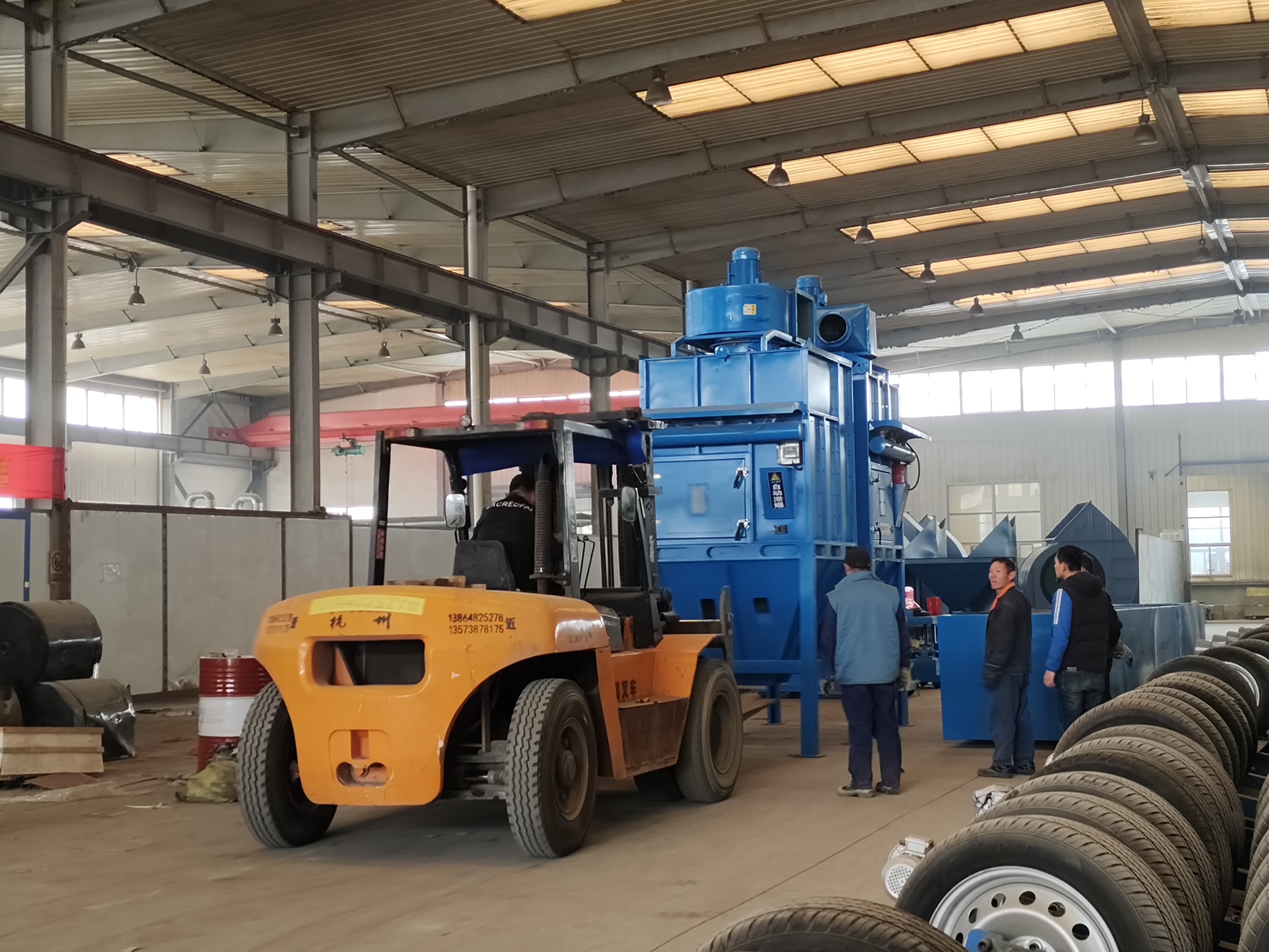 3LPE/PP/FBE External Coating Machine Steel Elbow 3LPE Coating Machinery ...