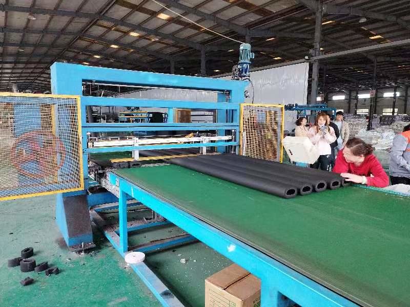 380V Automated Synthetic Rubber Foam Rubber Insulation Pipe / Tube ...