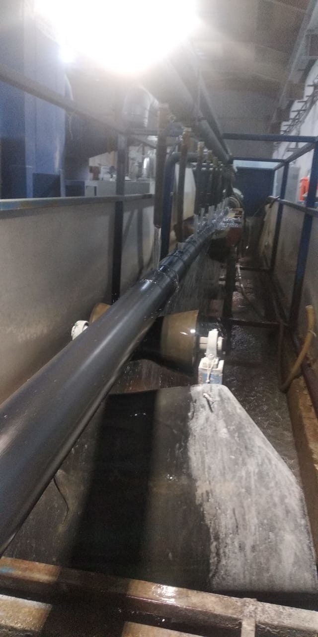 3PE Steel Pipe Anti Corrosion Coating Machine Line, Coating Equipment ...